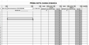 MODELLO PRIMA NOTA CASSA EXCEL E PDF